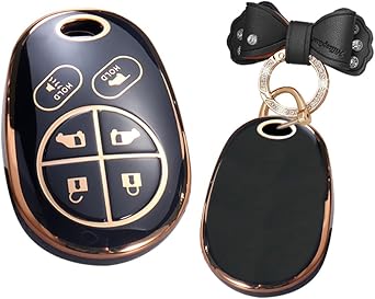 Amazon.com: TECART Key Fob Cover with Keychain TPU Key Fob Case ...