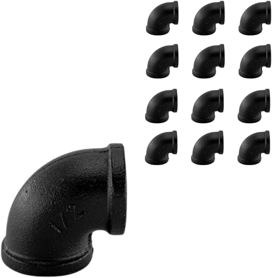 Amazon.com: PRIM PIPEWORKS: 3/4“ Cross, Black, Malleable Iron Pipe ...