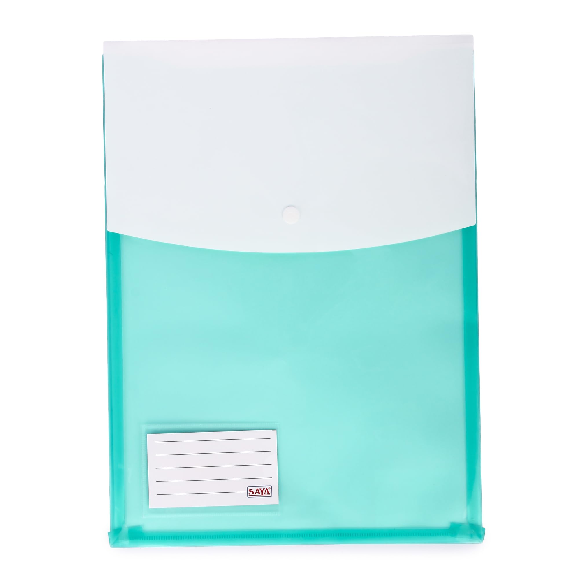 SAYA Pack of 6 Vertical Button A4 Paper Envelope - Fs (Green) : Amazon ...