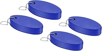 Amazon.com: PATIKIL Floating Keychain, 4 Pack Marine Sailing Oval Key ...