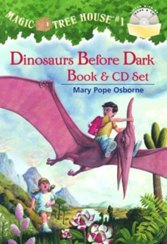 Amazon.com: Dinosaurs Before Dark (Magic Tree House, No. 1) (Book & CD ...