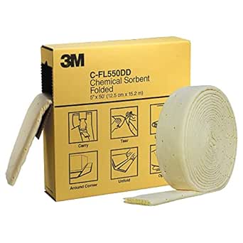 3M Chemical Sorbent Folded C-FL550DD/P-F2001, High Capacity, 3 Box/Case : Amazon.in: Industrial ...