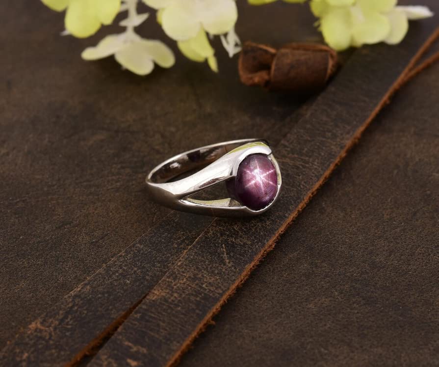 Buy Royal Gems Star Ruby Stone Original Certified Ring for Men & Women Suryakant Mani Ratna ...