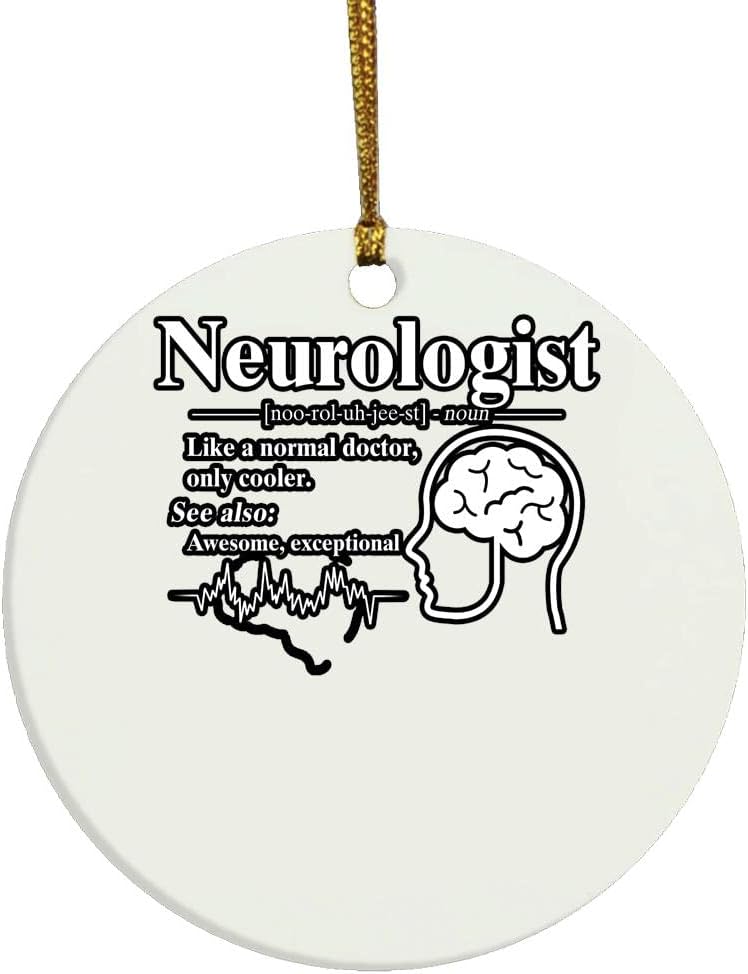 Amazon.com: eden tee Neurologist Definition Funny Neurology Christmas ...