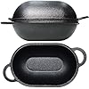 Amazon.com: Crucible Cookware Cast Iron Bread Pan with Lid (Pre ...