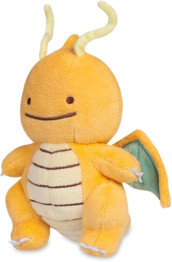 Amazon.com: Pokémon Center: Ditto As Dragonite Plush : Toys & Games