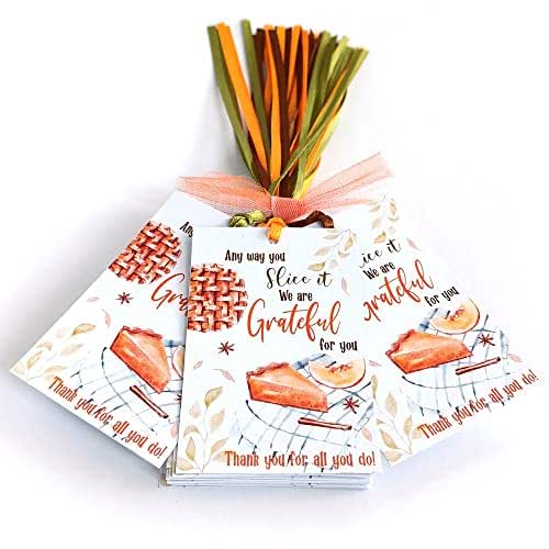 Amazon.com: Pumpkin Pie Grateful For You Gift Tags by Adore By Nat ...