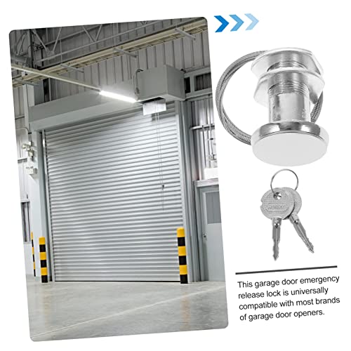 CORHAD Garage Lock 1 Set Flap Door Lock Vault Garage Door Handle on Off ...