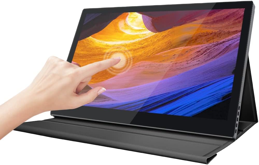 Prechen Portable Touchscreen Monitor,15.6 inch USB Touch Screen Monitor ...