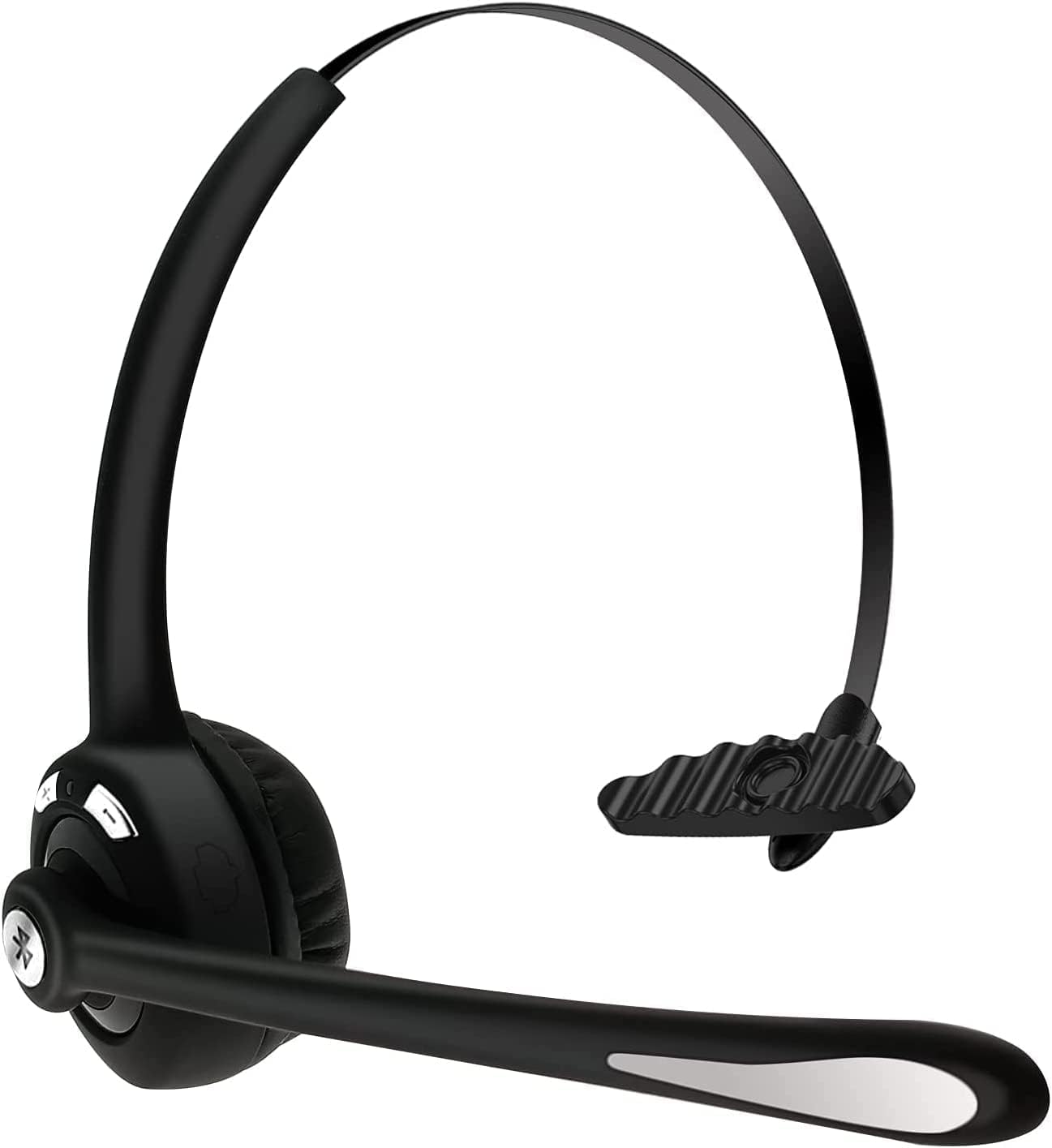 Bluetooth Headset with Microphone, V5.1 Wireless On-Ear Noise ...
