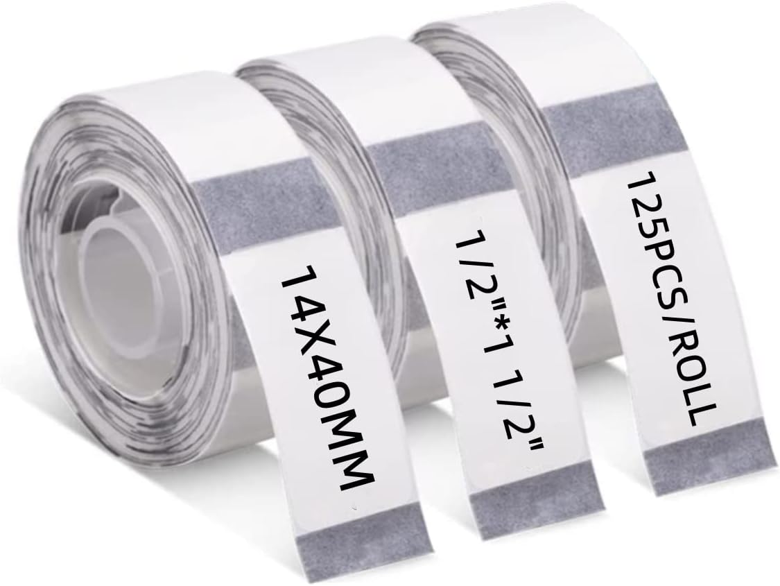 Amazon.com: D30 Transparent Labels Compatible with Phomemo D30 D35 D30S ...