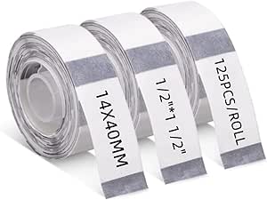 Amazon.com: D30 Transparent Labels Compatible with Phomemo D30 D35 D30S ...