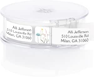 Amazon.com : Wildflower Rolled Address Labels / 250 Personalized Return ...