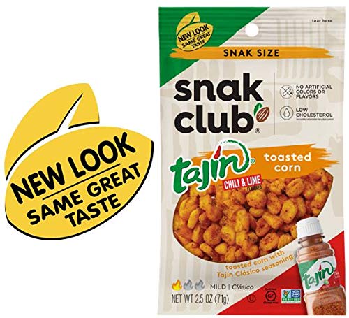 Snak Club Toasted Corn, Tajin Clásico Chili & Lime Flavor, Crunchy ...