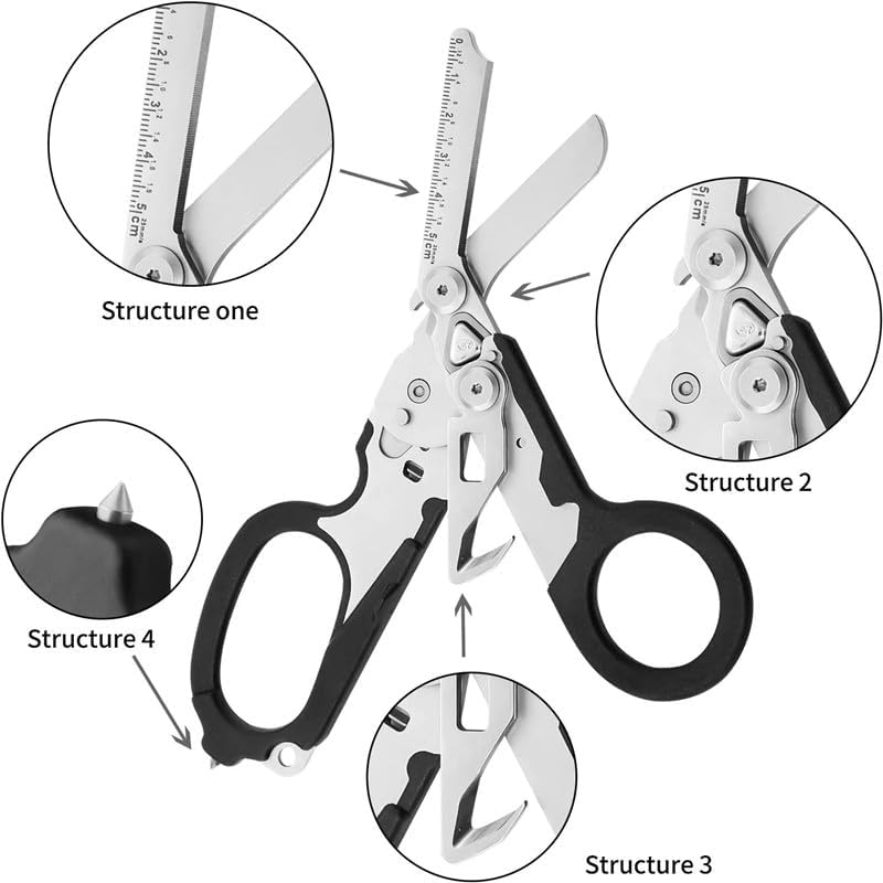 Raptor Shears – Tijeras plegables de rescate para enfermeras, tijeras ...