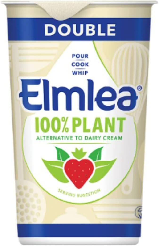 Elmlea Plant Double Alternative to Dairy Cream 250ml x 12 : Amazon.co ...