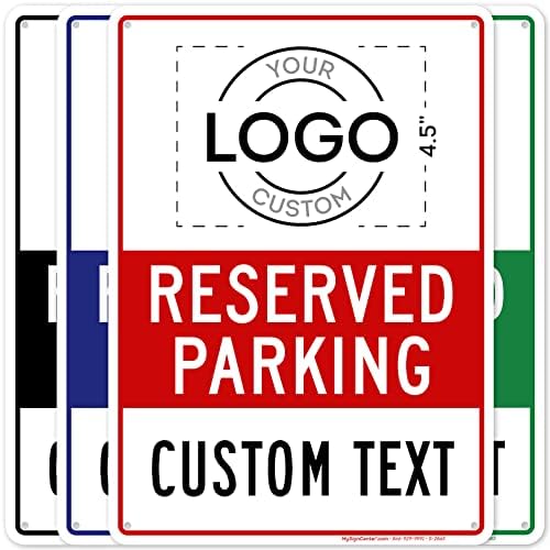 Amazon.com: Custom No Parking Sign, Custom Reserved Parking Signs for ...