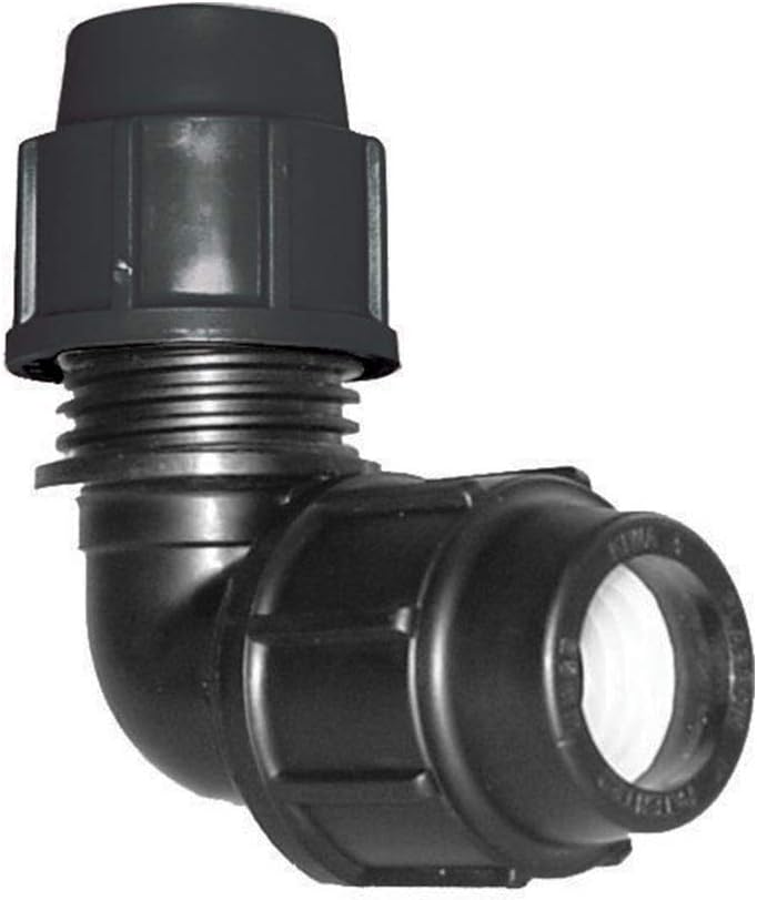 Plasson Polypropylene Pipe Bend Metric 90 Degree 20mm : Amazon.ie: Garden