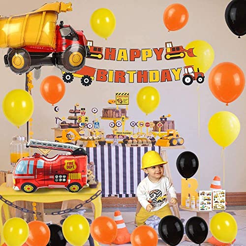 Party Propz Construction Theme Birthday Decoration - 44pcs, Jcb Theme ...
