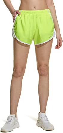 Amazon.com: TSLA Women's Running Shorts, Dry Fit Active Sports Workout ...
