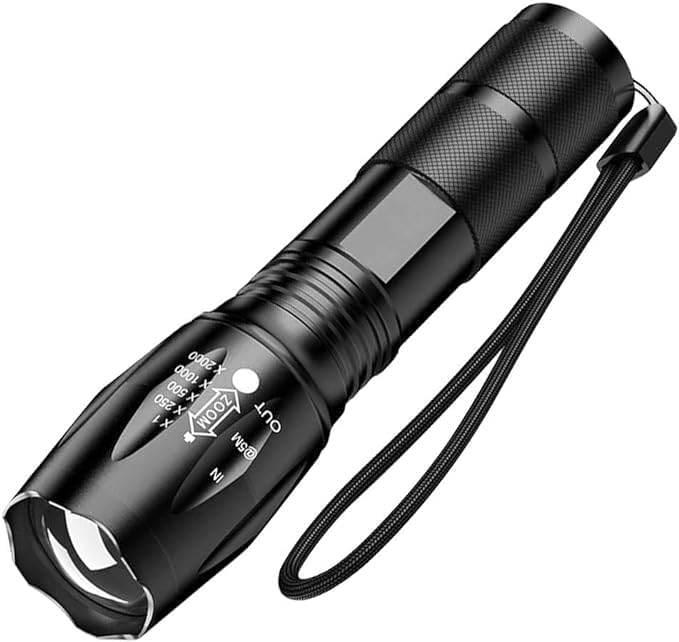 SteJar Ultra-Bright Flashlights, 2000 Lumens XML-T6 LED Tactical ...