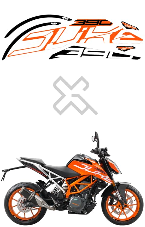 Grayfixx Duke 390 Full Body Decal | Duke 390 Full Body Graphics ...