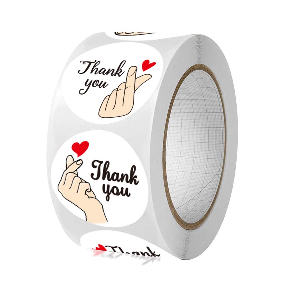 Buy Thank You Business Stickers,1.5inch Thank You Stickers Roll,1000PCS ...