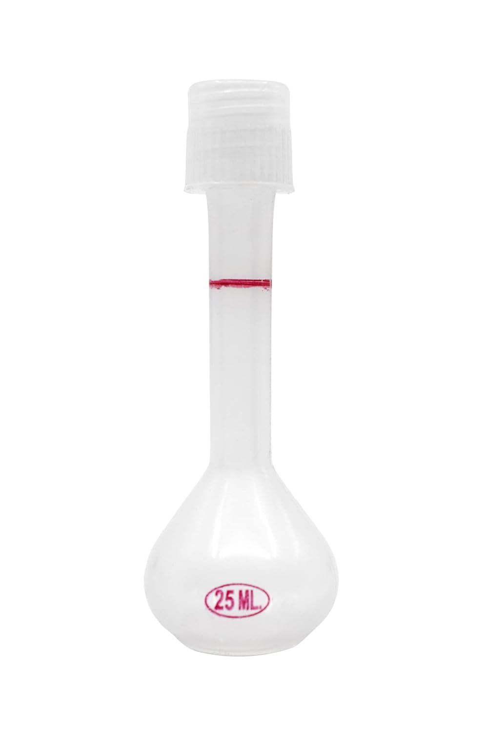 Volumetric Flask, 25mL - Chemical & Heat Resistant Polypropylene, with ...
