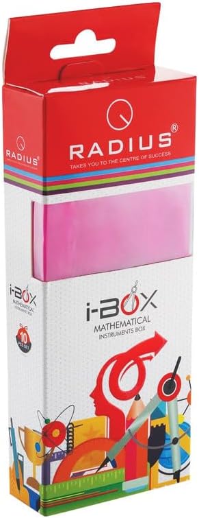 Radius I-Box Mathematical Drawing Instruments Box with Rust Resistant ...