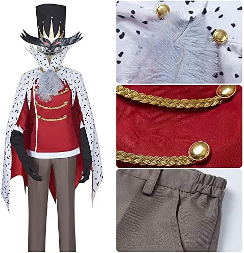 Amazon.com: WSTCCOS Anime Cosplay Helluva Boss Stolas Costume Cloak Top ...