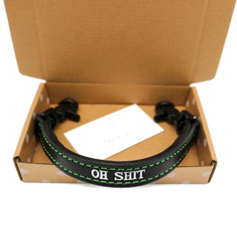 Amazon.com: Custom Leather English Saddle Grab Strap, Oh Crap Strap