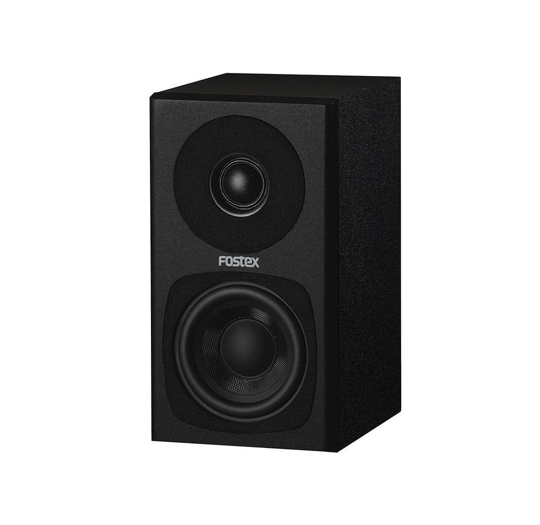 Amazon.com: Fostex PM03H (B) 2-Way Powered Monitor Speakers, Black