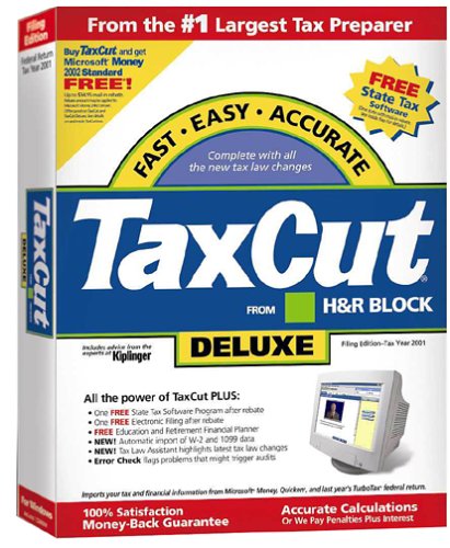 TaxCut from H&R Block 2001 Deluxe Filing Edition : Amazon.in: Electronics