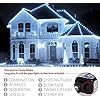 Amazon.com: LED Icicle Lights Outdoor Decorations,32Ft 8 Modes 300LEDs ...