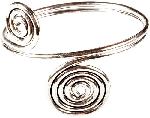 Buy Exotic India Sterling Spiral Armlet - Sterling Silver at Amazon.in