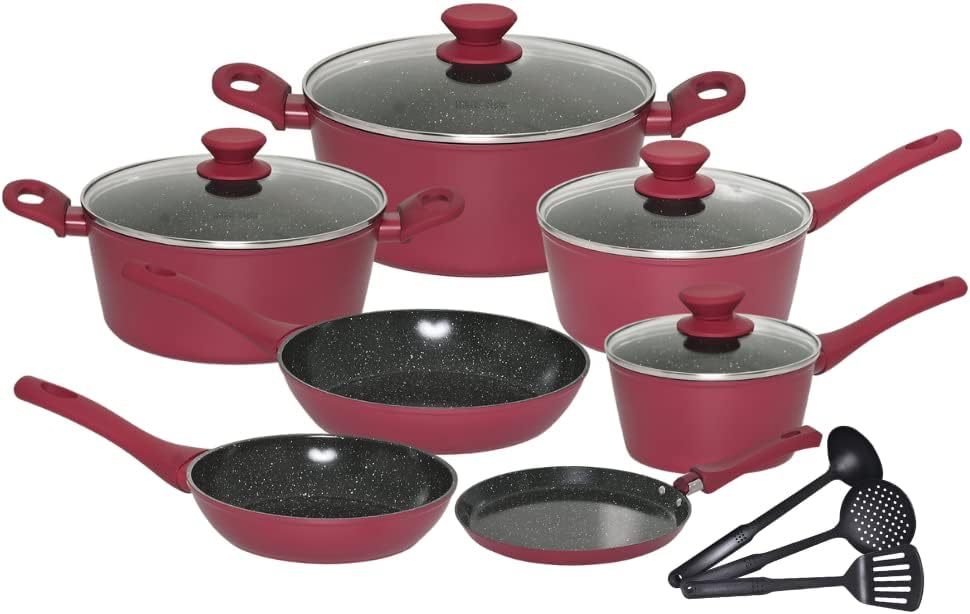 Amazon.com: Mimo Style Set of 7 induction cookware + 3 accessories ...