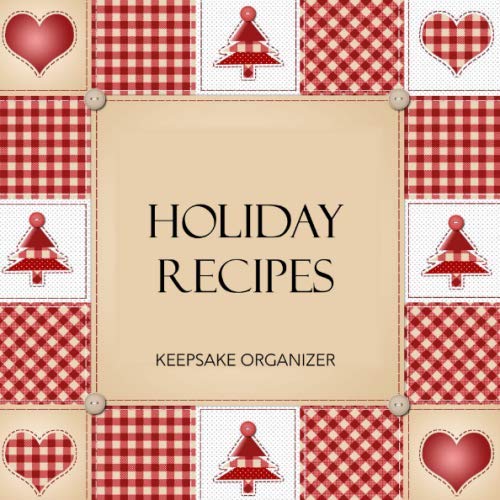 Amazon.com: Holiday Recipes - Keepsake Organizer: Blank lined book to ...