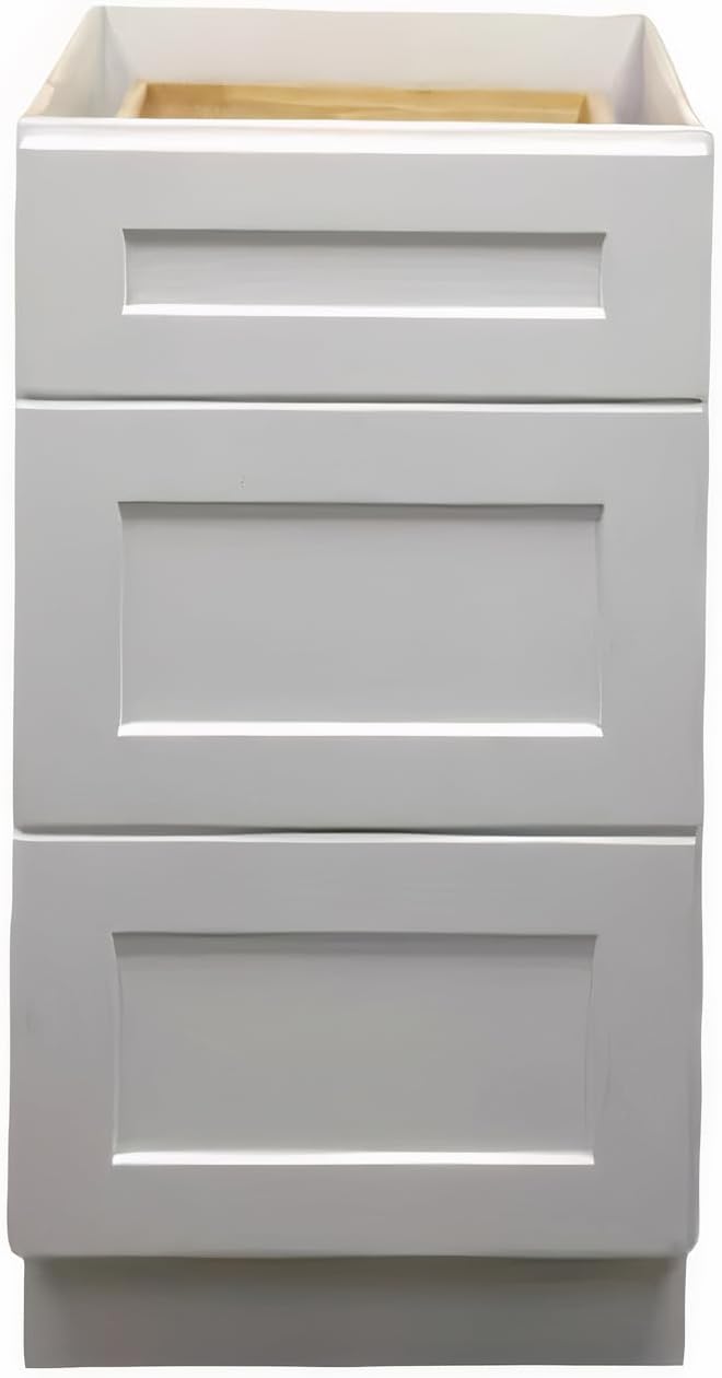Amazon.com: 3 Drawers Bathroom Vanity Base, Bathroom Drawer Storage RTA ...