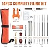 Amazon.com: karvayna Universal Field Chainsaw File Kit, 14pcs Chain Saw ...