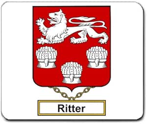 Amazon.com: Ritter Family Crest Coat of Arms Mouse Pad : Office Products