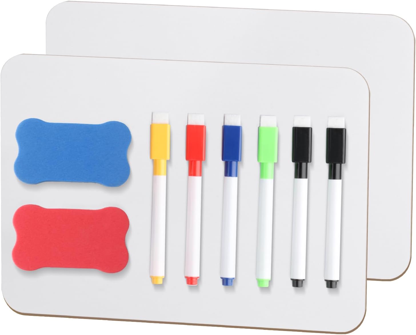2 Pcs Small Whiteboard, 8.2x11.8 Inch A4 Mini Whiteboards, Mini ...