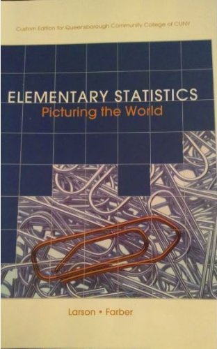 Elementary Statistics: Picturing the World: Ron Larson: 9781256316251 ...