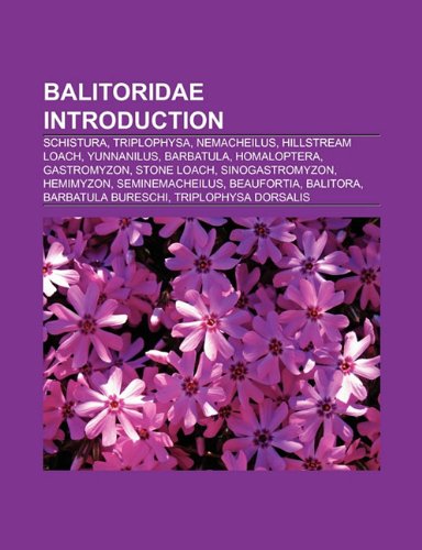 Amazon.co.jp: Balitoridae Introduction: Schistura, Triplophysa ...