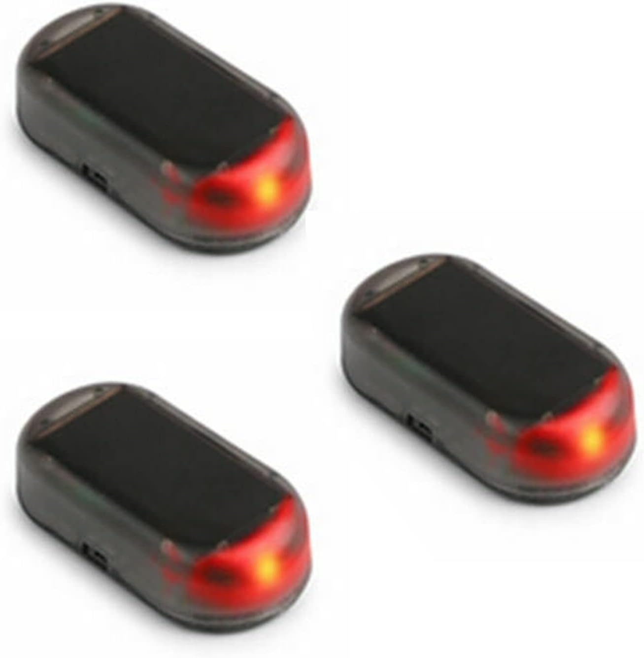 Amazon.com: 2 Pack Car Solar Power Simulated Dummy Alarm Warning Anti ...