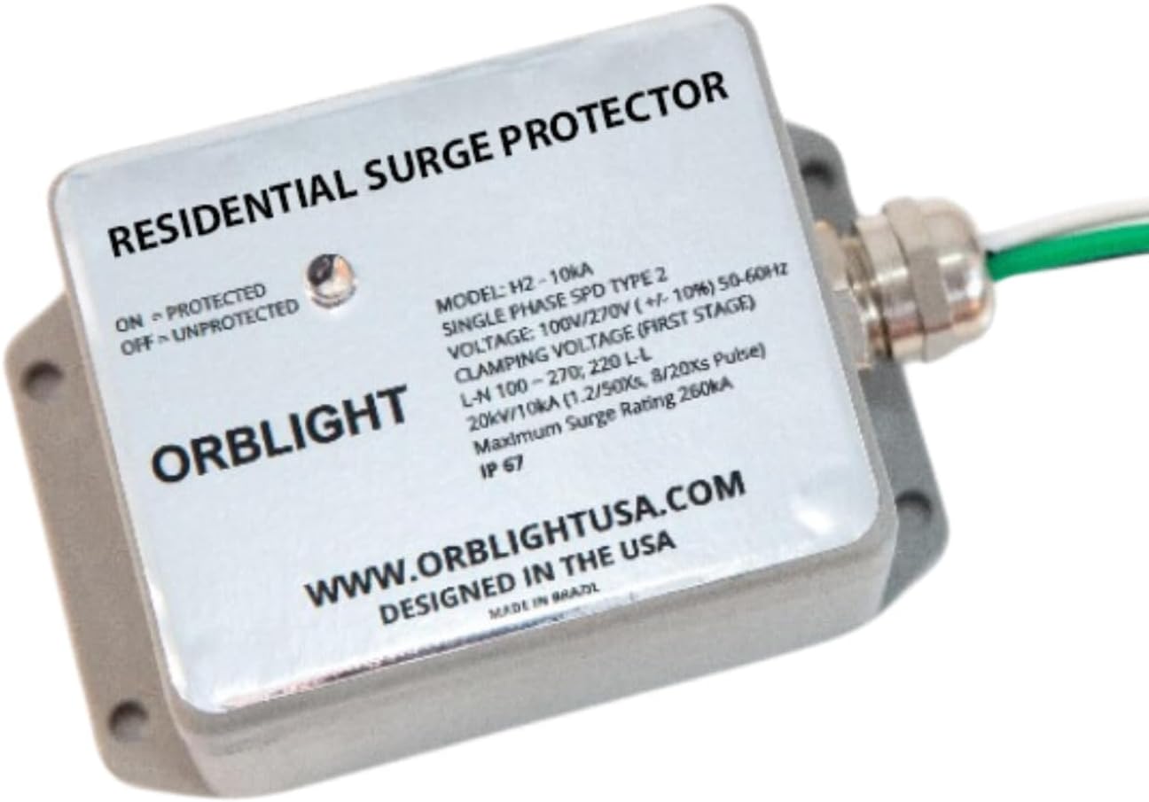 Amazon.com: ORBLIGHT Whole House Residential Surge Protector Device ...