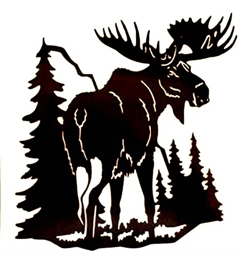 Amazon.com: Moose Decal - Moose Sticker - decal, tumbler yeti decal ...