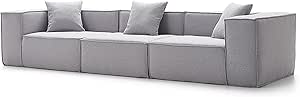Generic Cloud Sectional Modular Sofa with Washable Velvet Cover