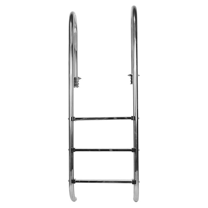 Buy Pool 3‑Step Ladder, Pool Ladder Pool Steps Stainless Steel Pool ...