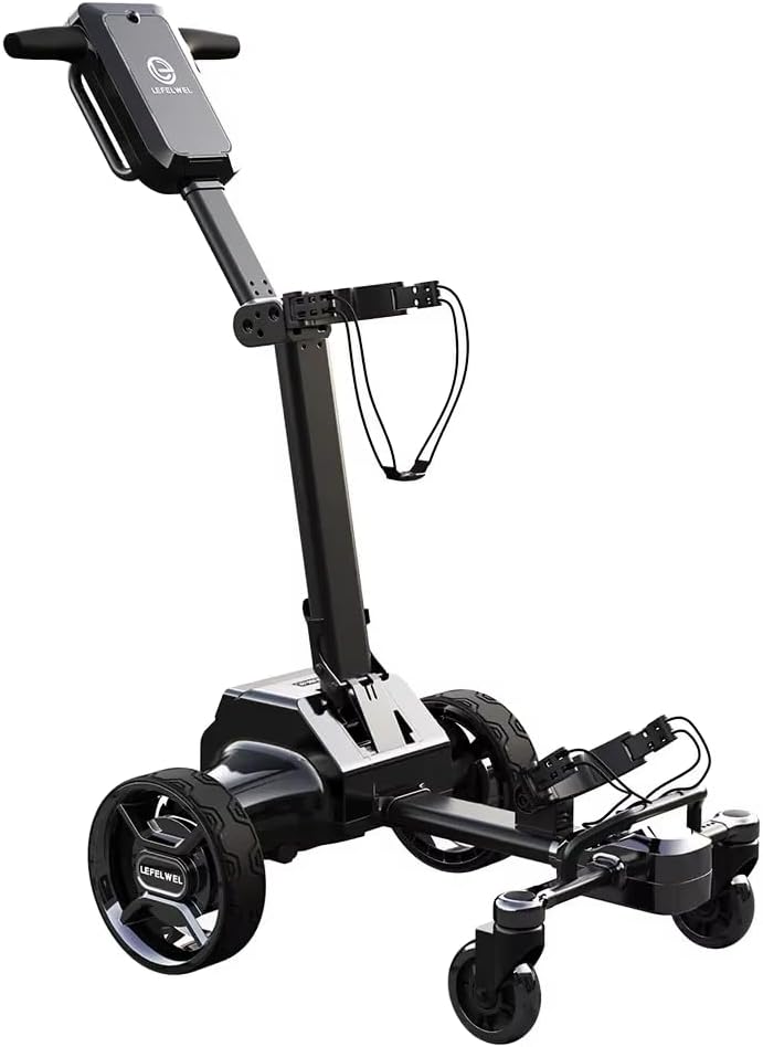 icango Caddy Smart Follow Manual Push Golf Electric Trolley Lightweight ...