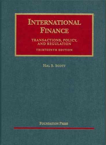 International Finance, Transactions, Policy, And Regulations ...